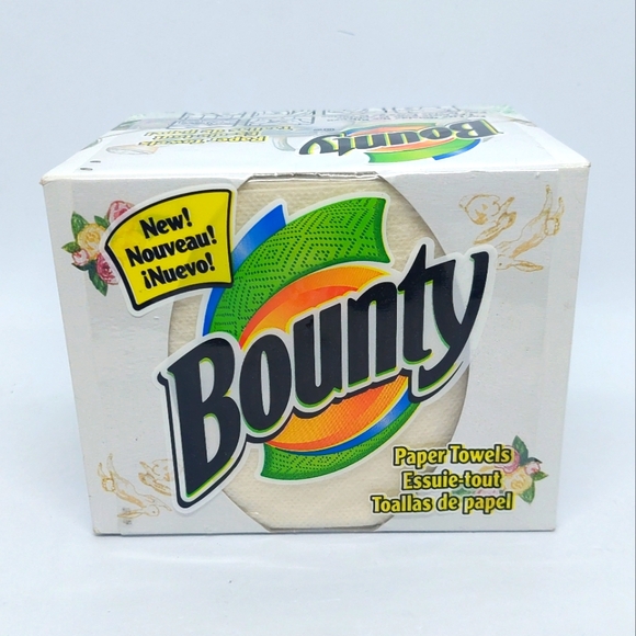 Bounty | Other | Vintage 9s Bounty Paper Towels Box 40 Twoply Sheets ...